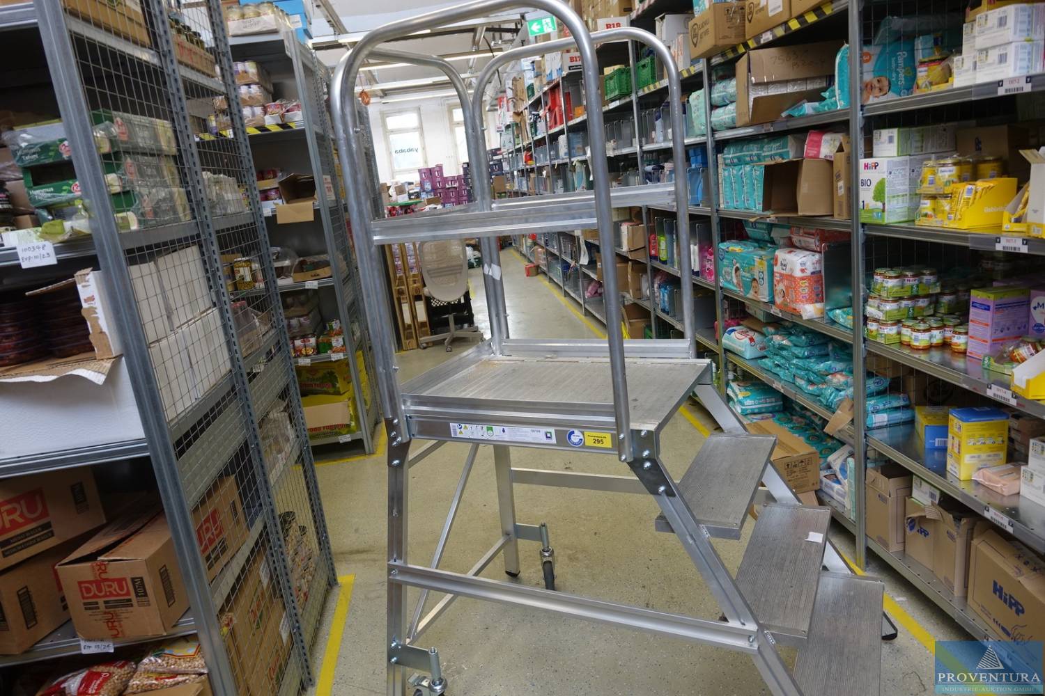 Alu-Podest-Rollleiter GÜNZBURGER Steigtechnik MUNK 50104