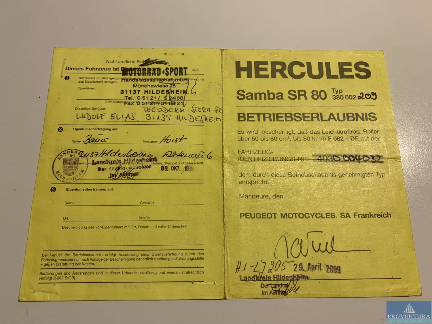 Roller HERCULES Samba SR 80