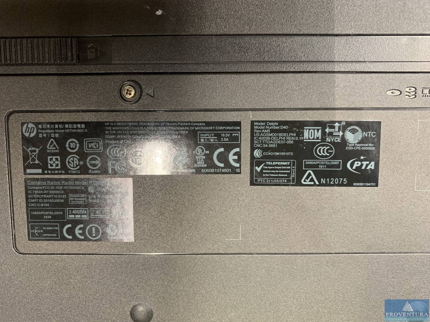 Notebook HP 620 Modell HSTNN-185C-5