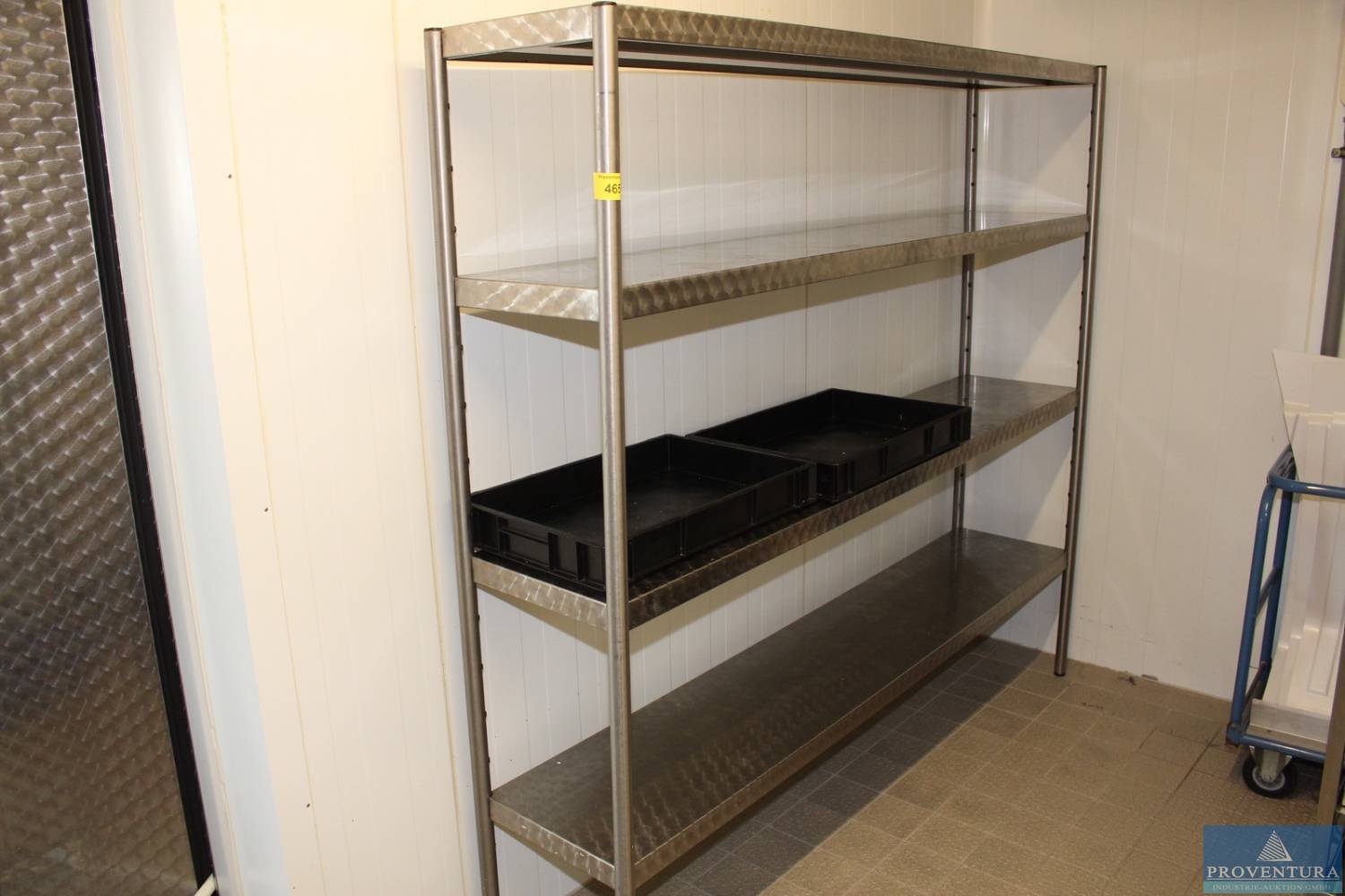 Edelstahlregal ca. 180x180 cm