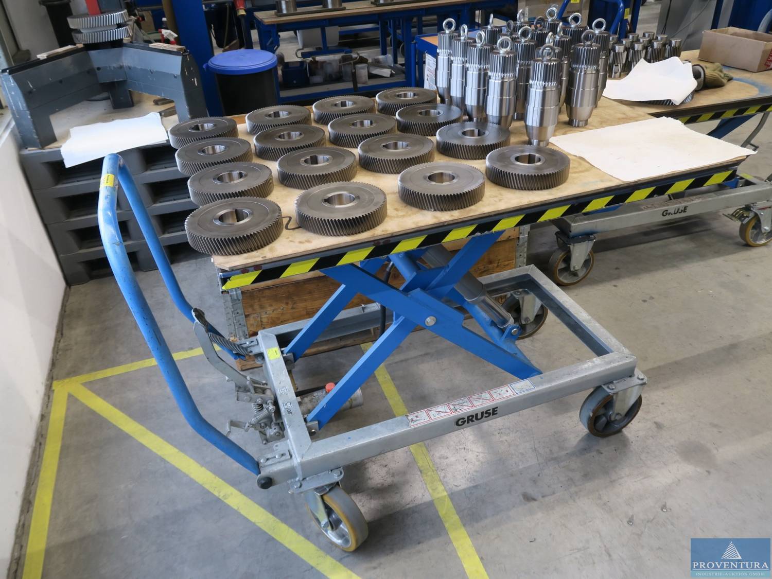 Scheren-Hubwagen GRUSE Hebefix HF 2