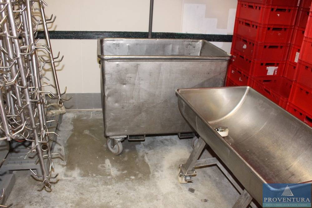 Edelstahl-Wanne BFE ca. 80x60x60 cm