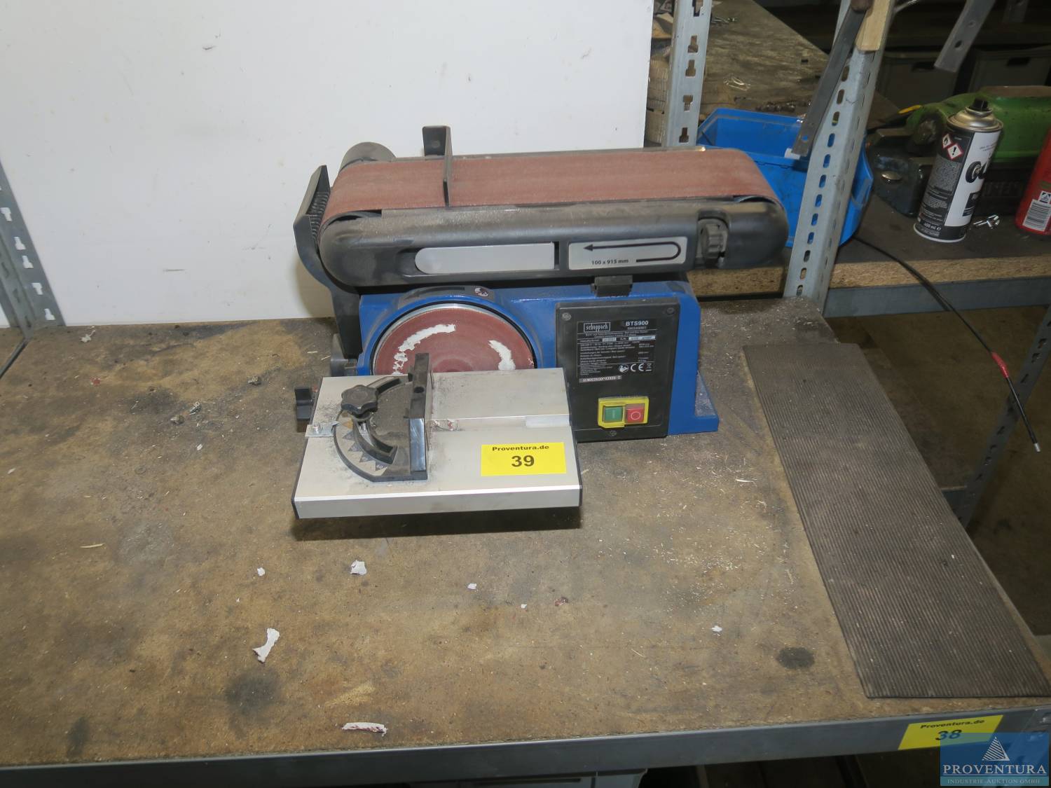 Band- und Tellerschleifer SCHEPPACH BTS900