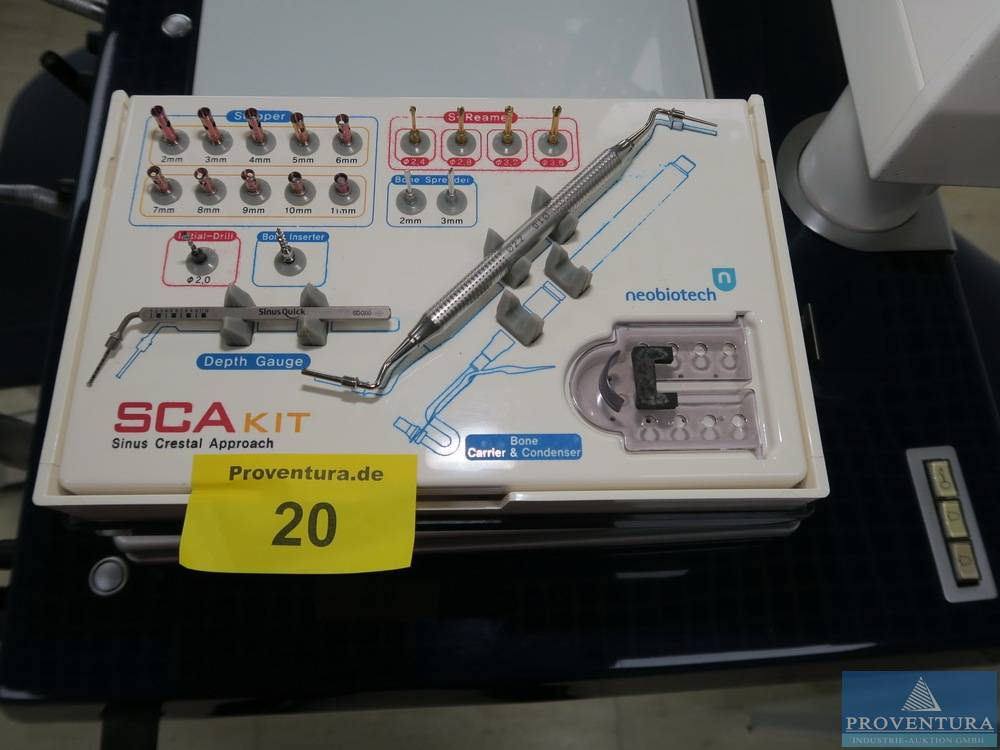 Knochen-Bohrwerkzeug-Set SCA Kit Sinus Crestal Approach Neobiotech