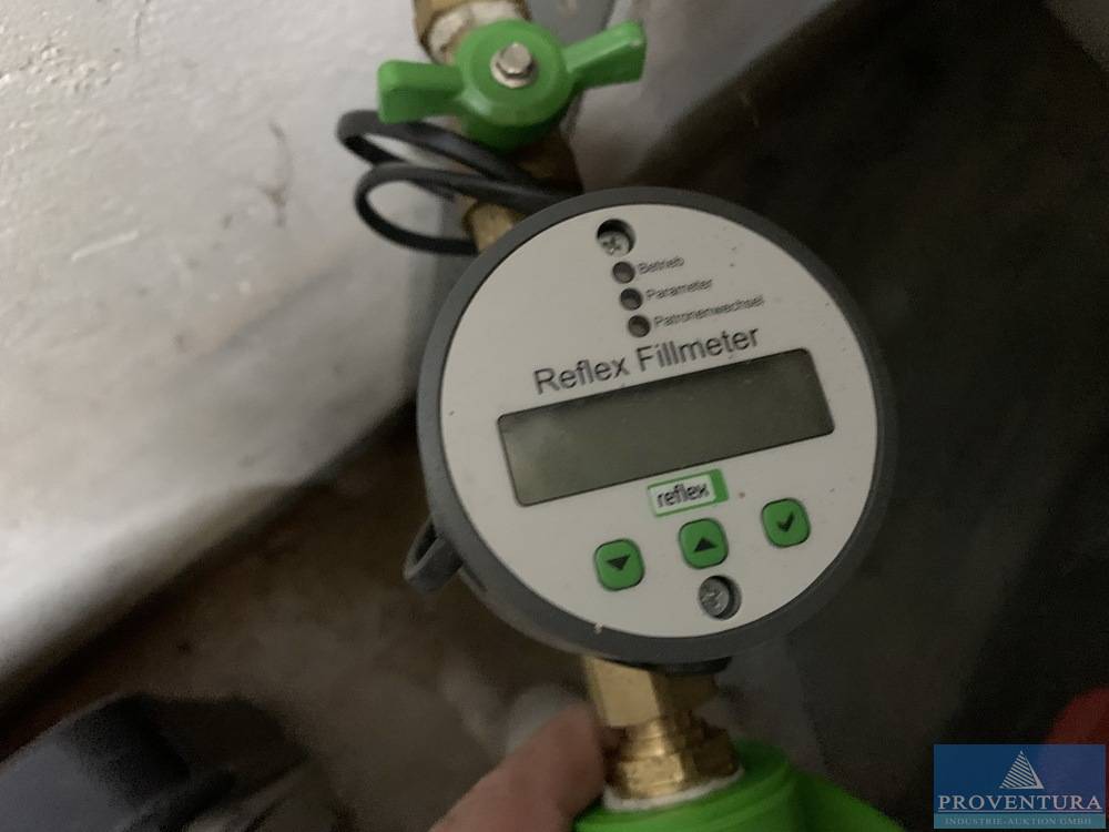 Enthärtungsarmatur REFLEX Fillmeter digital