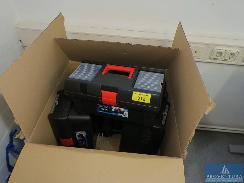 Kunststoff-Werkzeugkoffer TOOLBOX 16" 5 St.