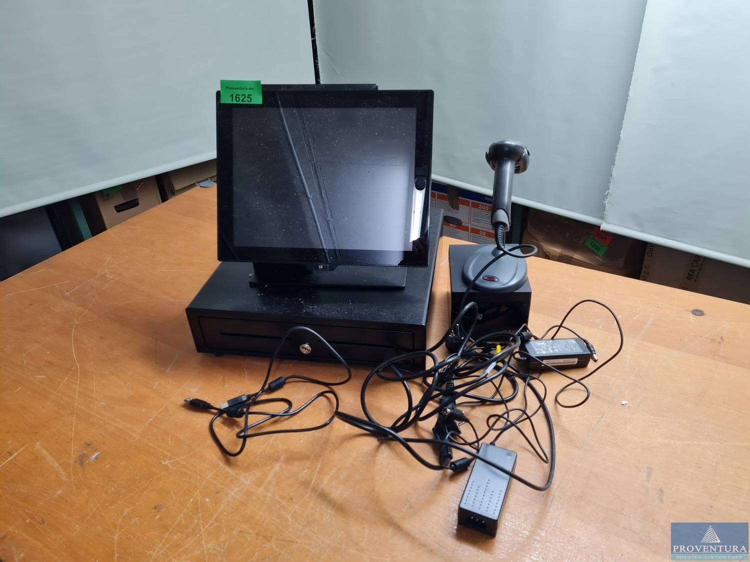 PC-System aus ehemaligem Kassenarbeitsplatz AURES LC