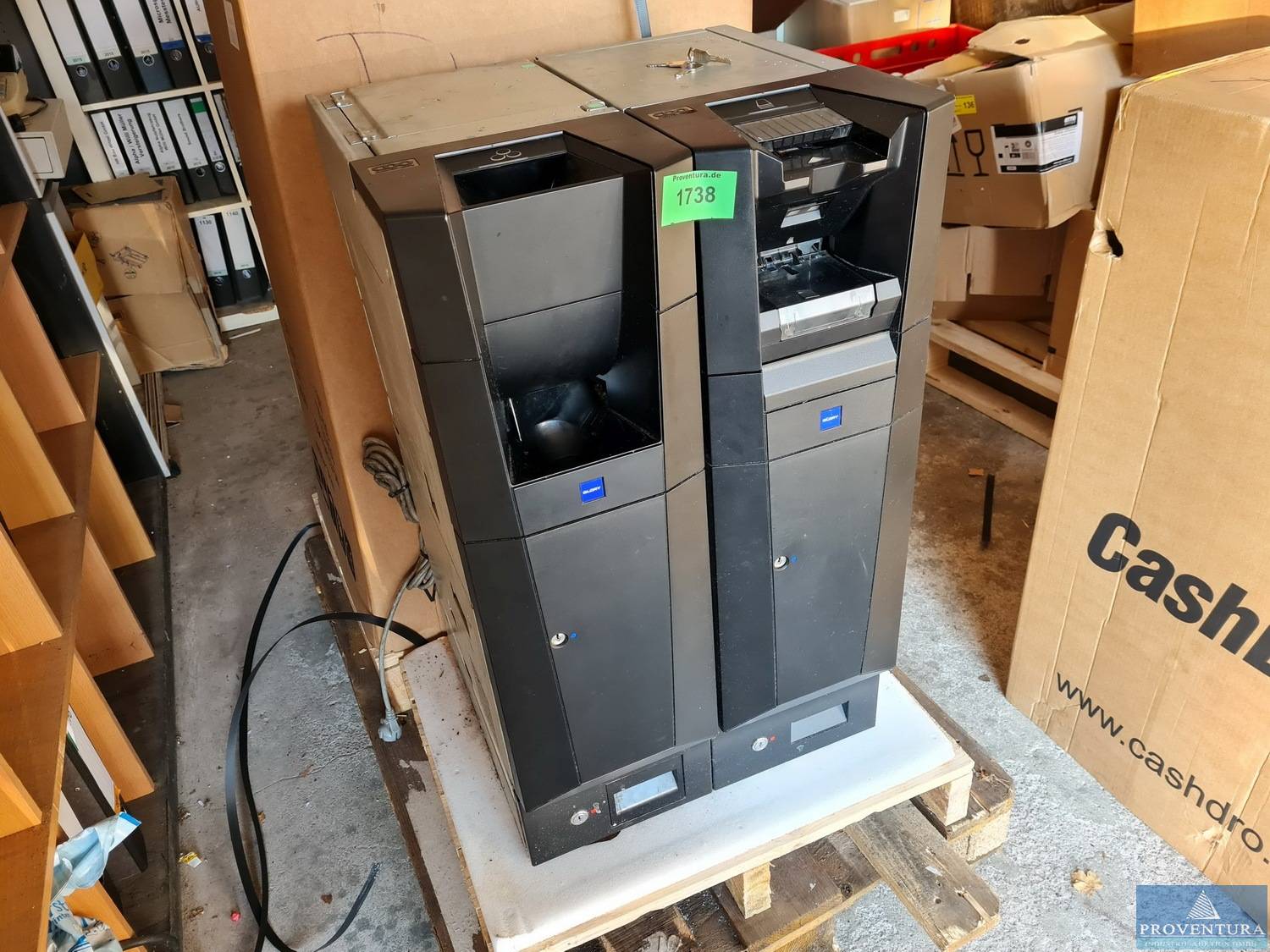 Cash-Recycling-System GLORY CI-10C Münzrecycling System und GLORY CI ...