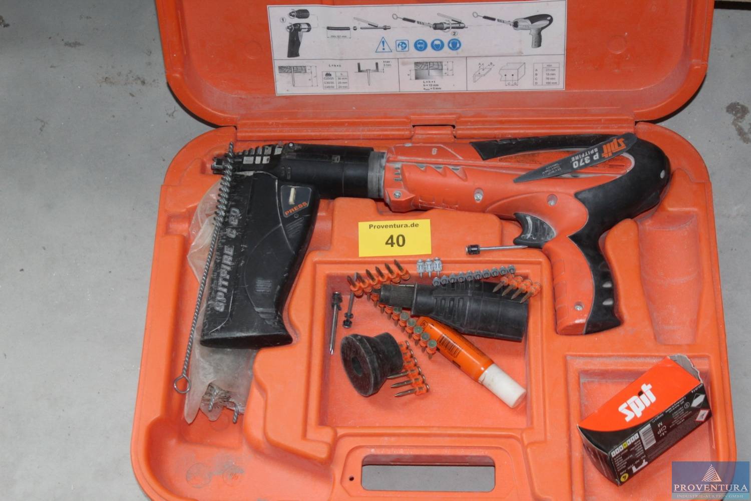 Bolzensetzgerät SPIT Spitfire P370 Calibre 6