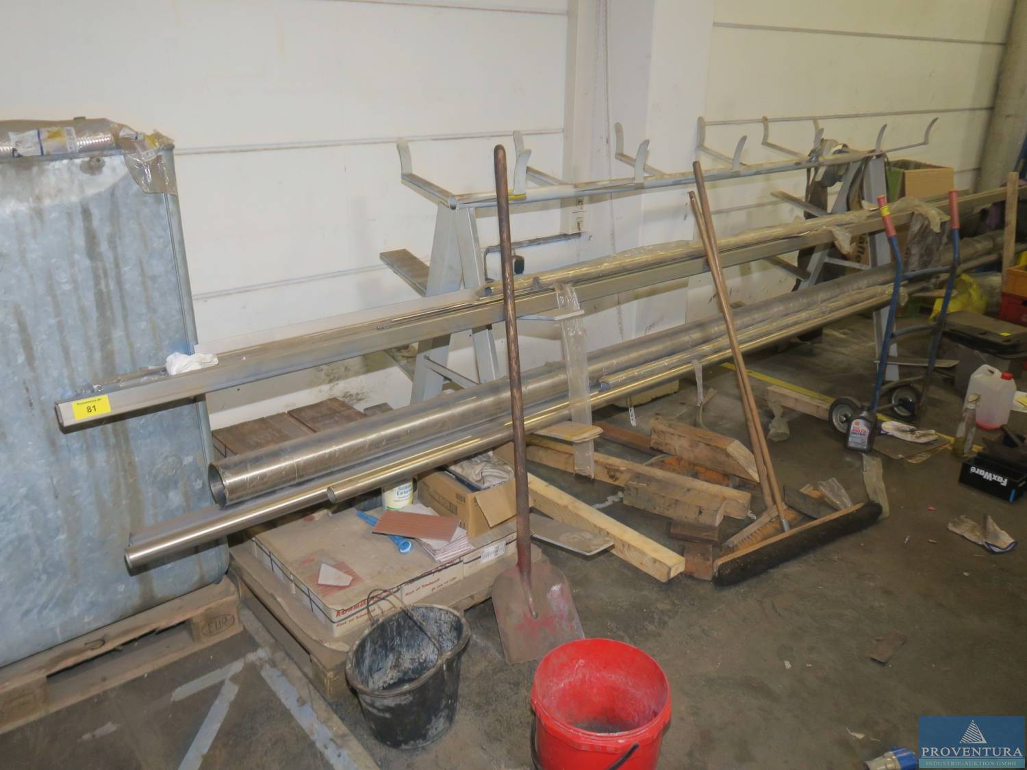 Edelstahlrohre u. Kastenprofile