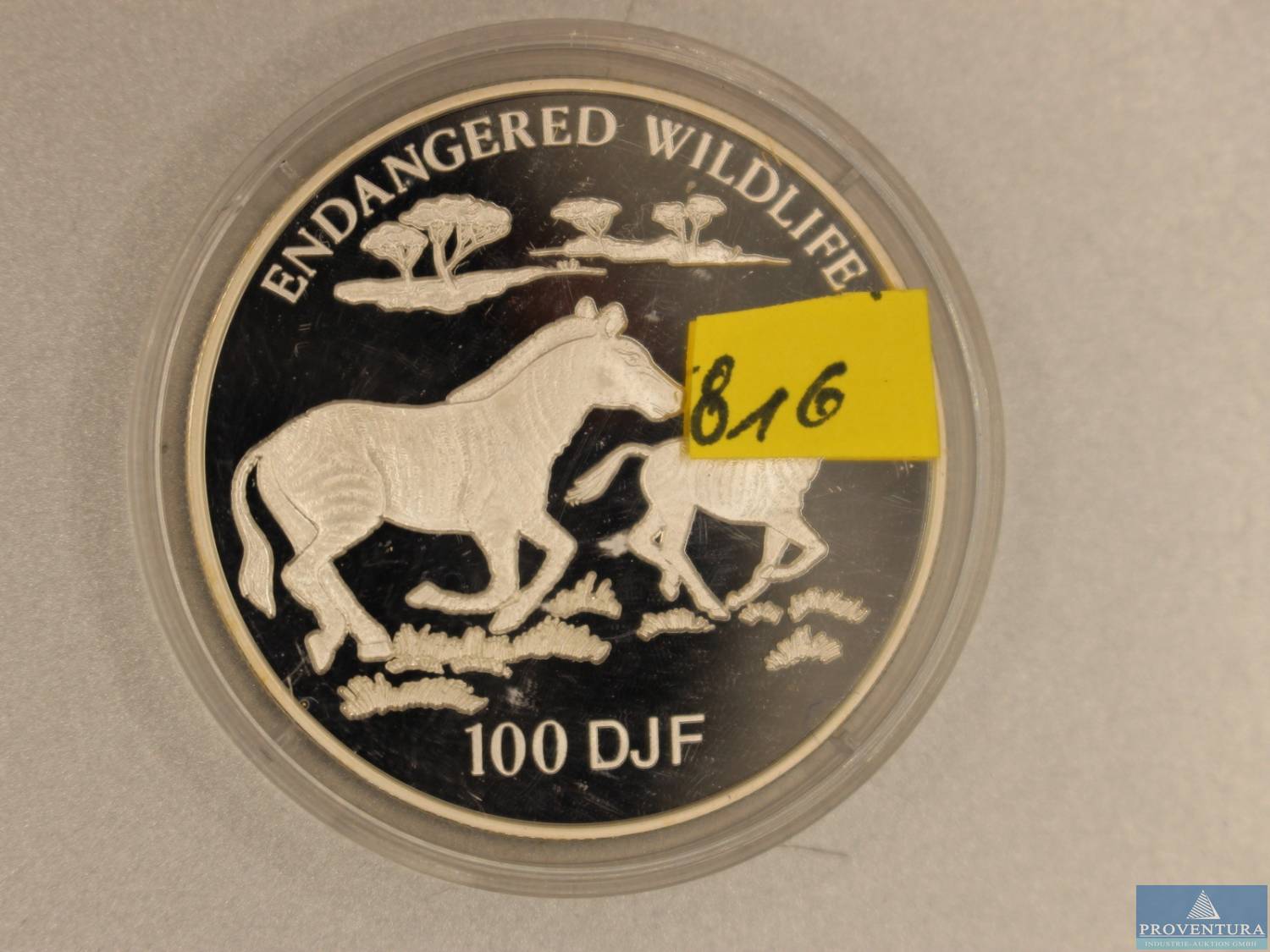 Silbermünze Dschibouti 100 Francs 1994 pp