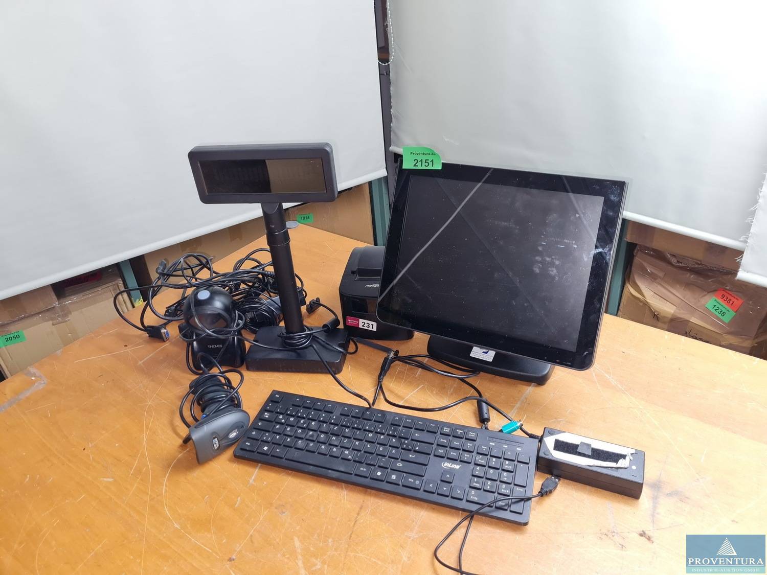 PC-System aus ehemaligen Kassenarbeitsplatz PARTNER SP-850-BZ