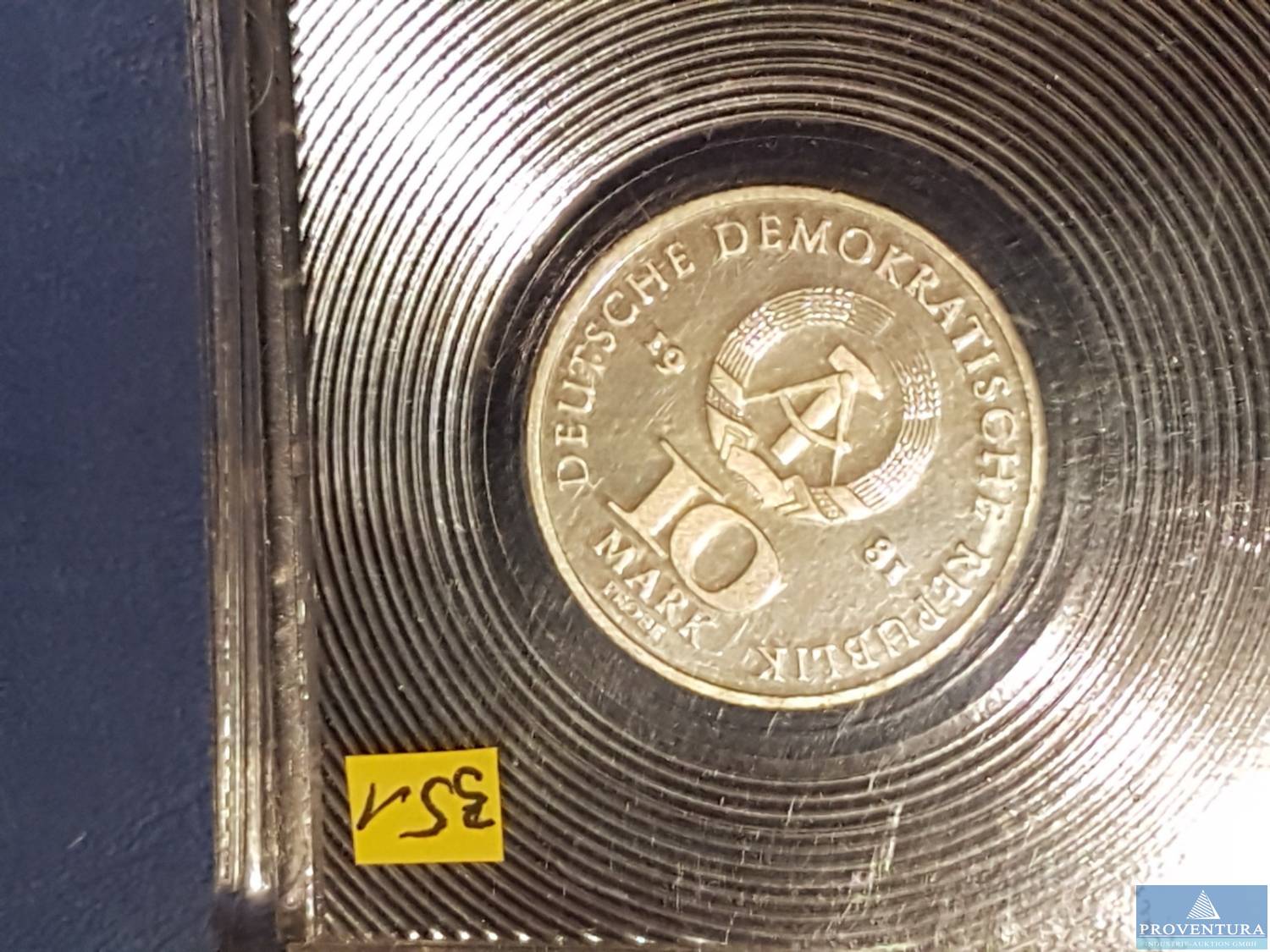 Münz-Probe DDR 10 Mark 700 Jahre Berlin Goldguldenprägung 1981