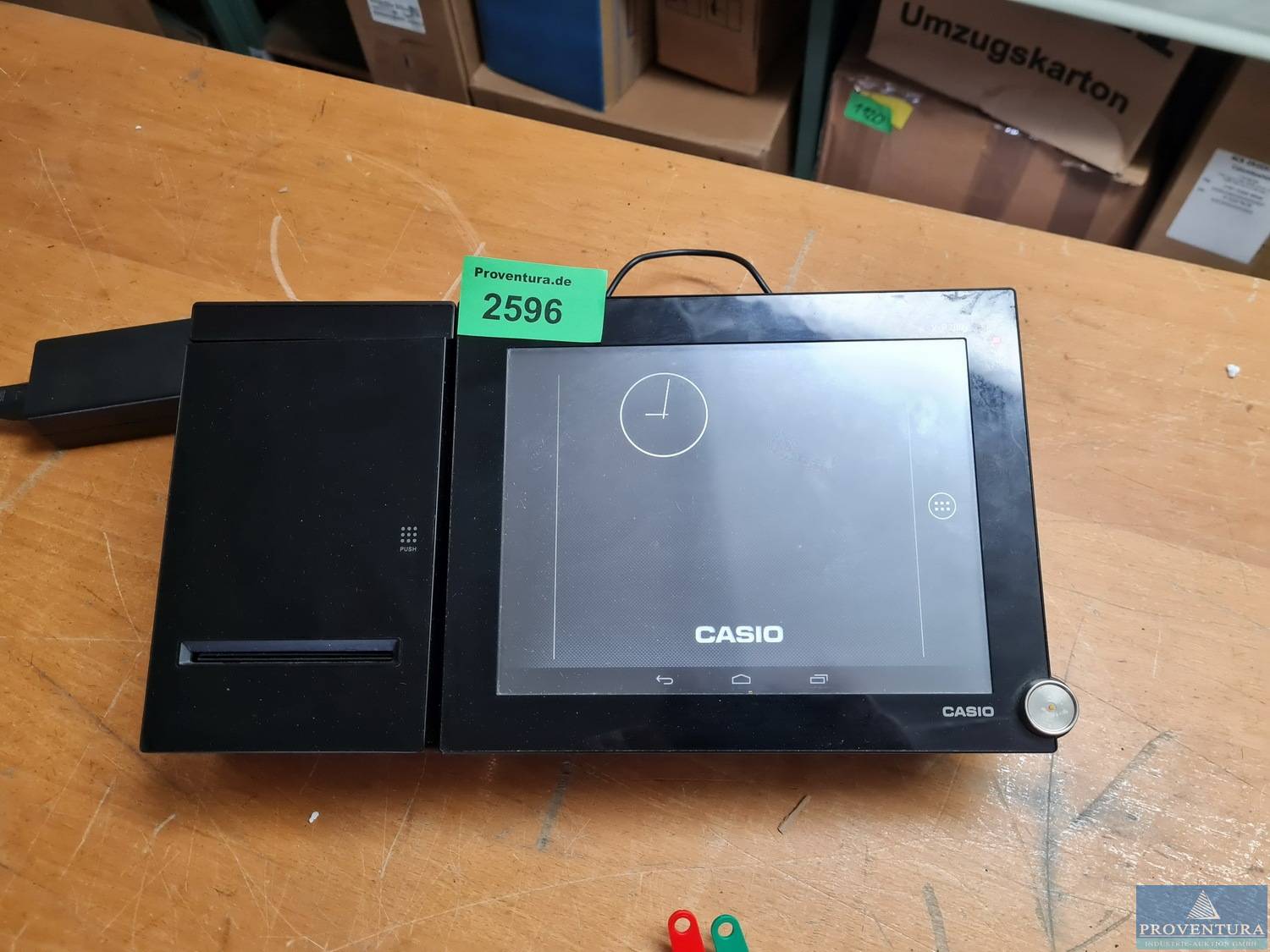 PC-System aus ehemaligem Kassenarbeitsplatz CASIO V-R200-BD