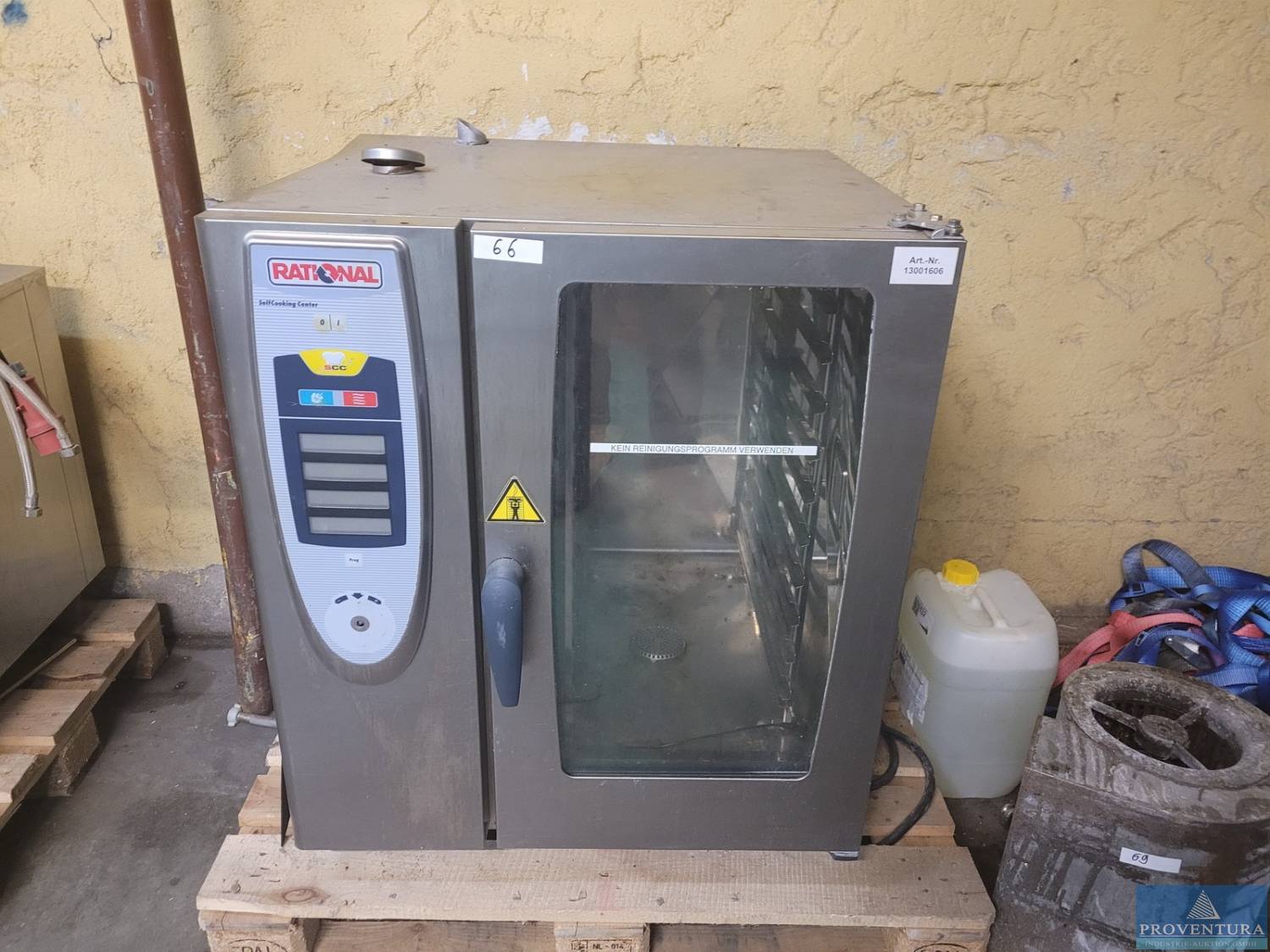 Elektro-Kombidämpfer RATIONAL SCC 101 Verkleidung und Regelknopf fehlt