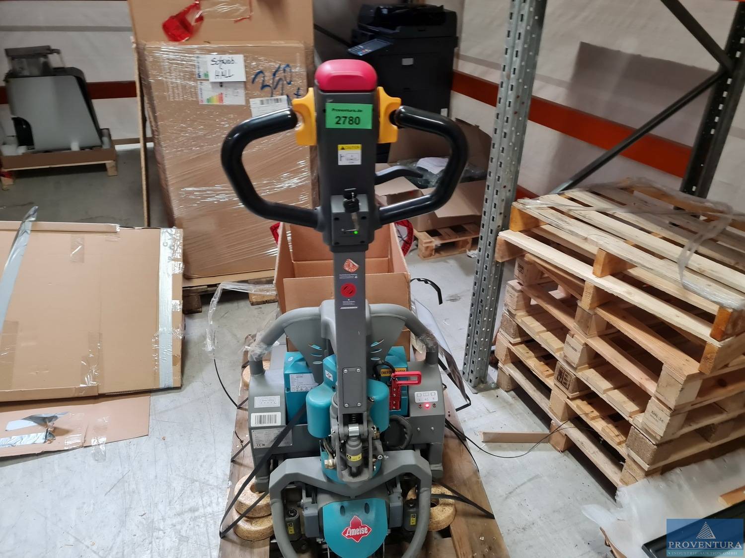 Elektrischer Hubwagen JUNGHEINRICH Ameise CBD12W-Li Option 550X1150