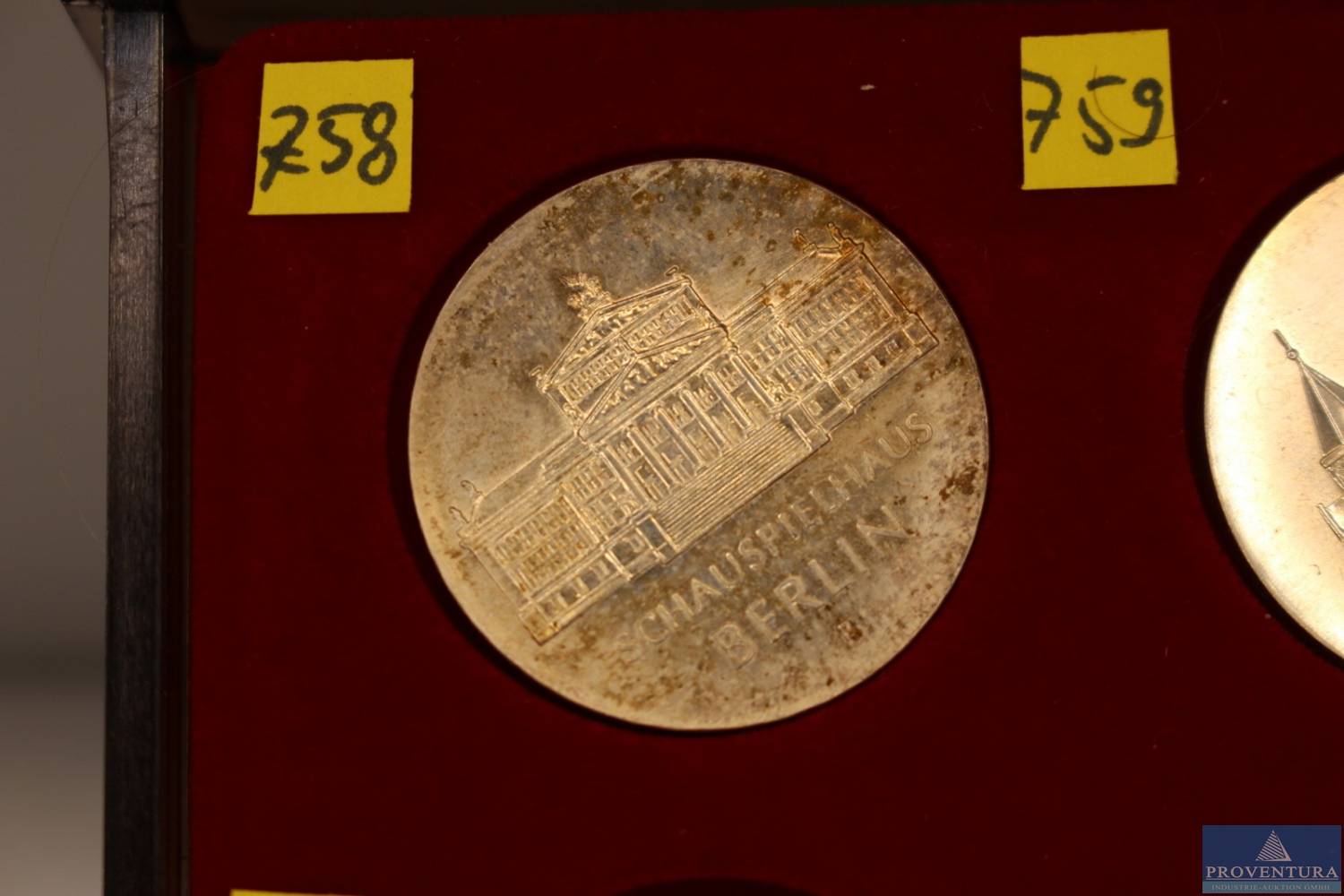 Silbermünze DDR 10 Mark Schauspielhaus Berlin 1987