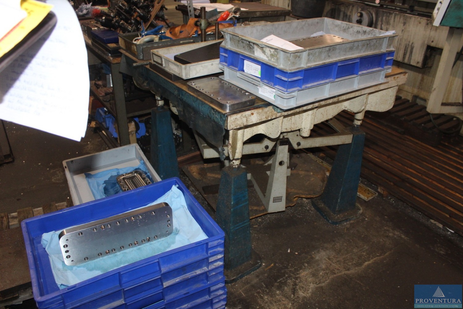 Auswuchttisch Auswuchtwaage GEIBEL & HOTZ Typ 620