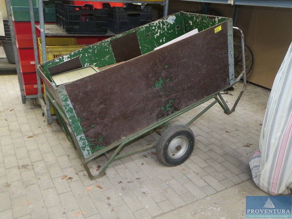 Handkarren Kippwagen Metall/Holz ca.130x60x50h cm