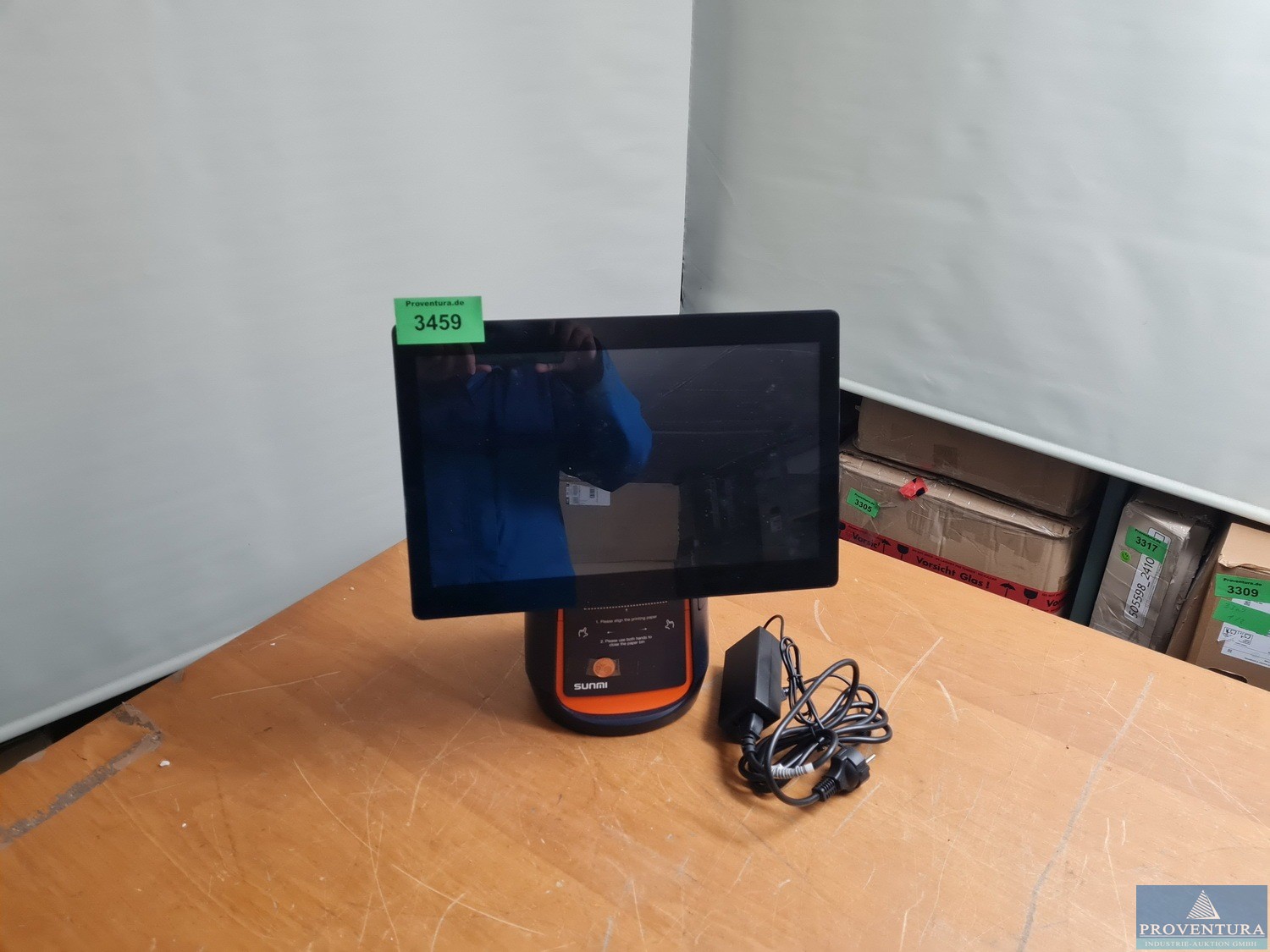 PC-System aus ehemaligem Kassenarbeitsplatz SUNMI T2S