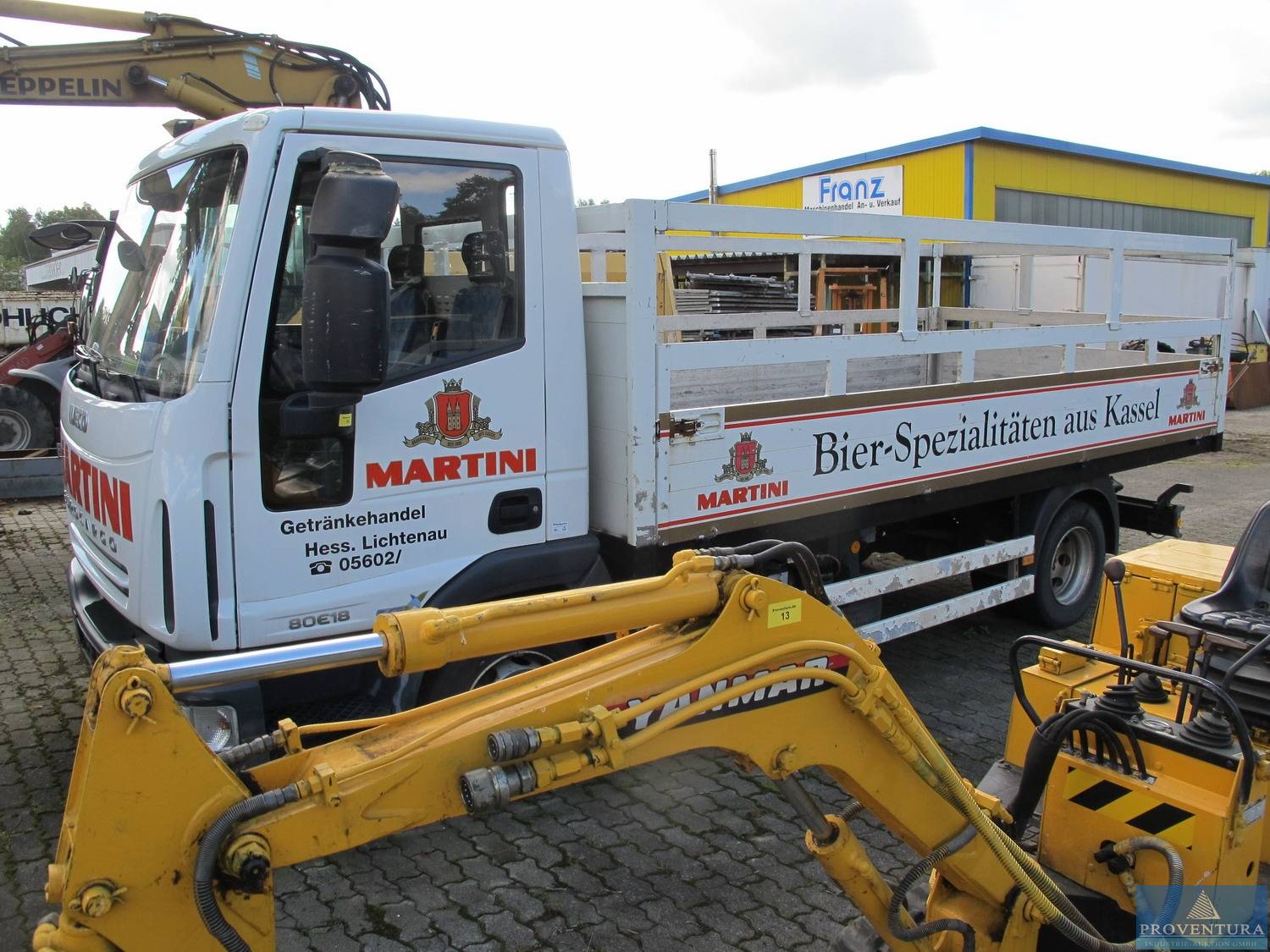 Lkw offener Kasten IVECO 80E18 Euro 5 Eurocargo