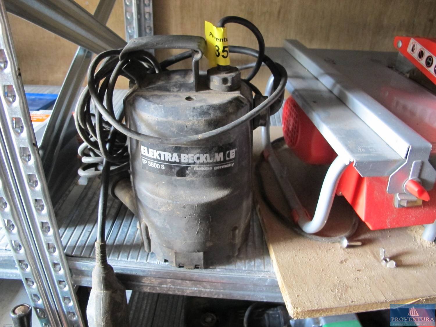 Schmutzwasser-Tauchpumpe ELEKTRA BECKUM TP 5800 S