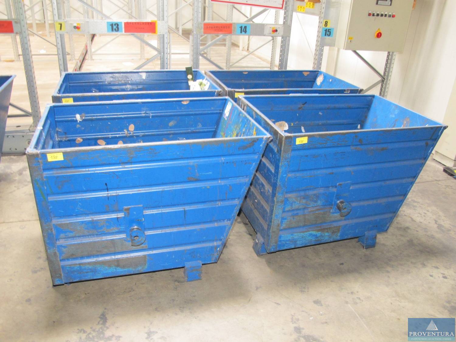 Schüttcontainer blau