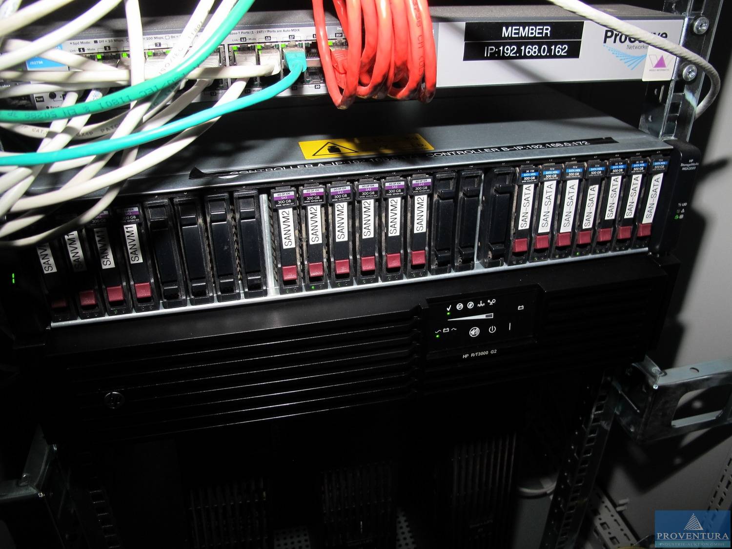 Festplatten-Rack HP Storageworks MSA 2000