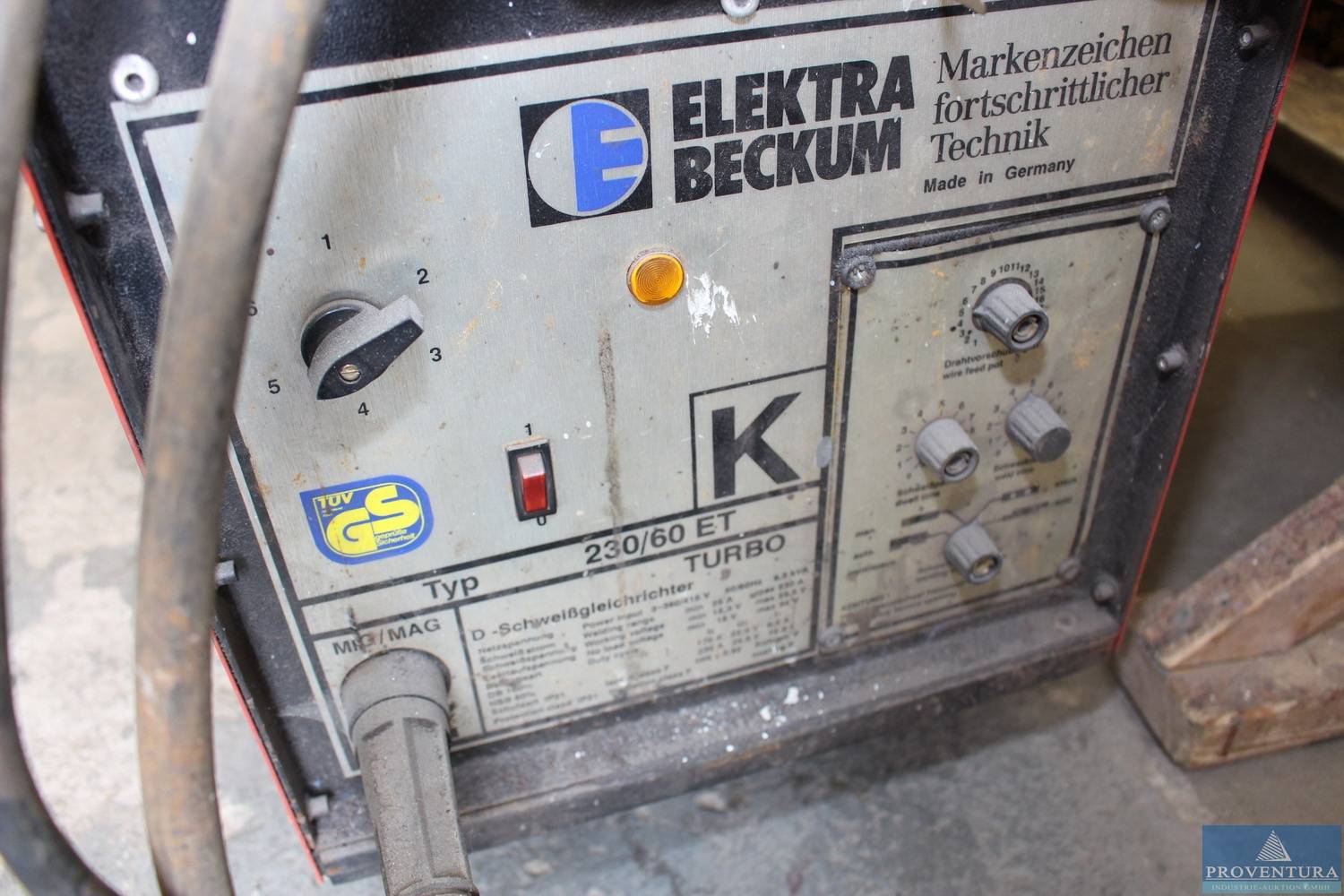 Schutzgas-Schweißgerät ELEKTRA-BECKUM 230/60 ET Turbo