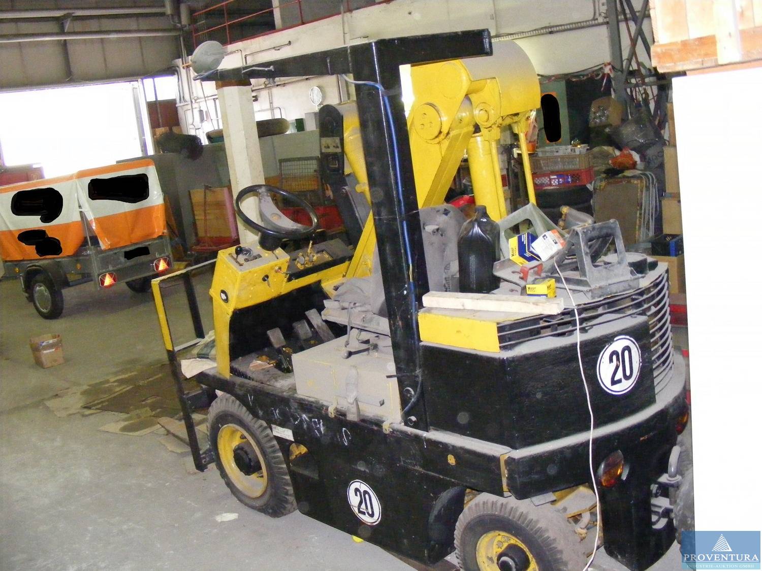 Seitenarm-Dieselgabelstapler TAKRAFT DFG 2002-3NW, voll funktionsfähig