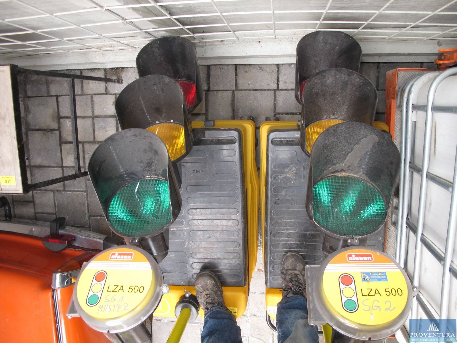 Baustellenampel /Lichtsignalanlage NISSEN Quarz LZA 500