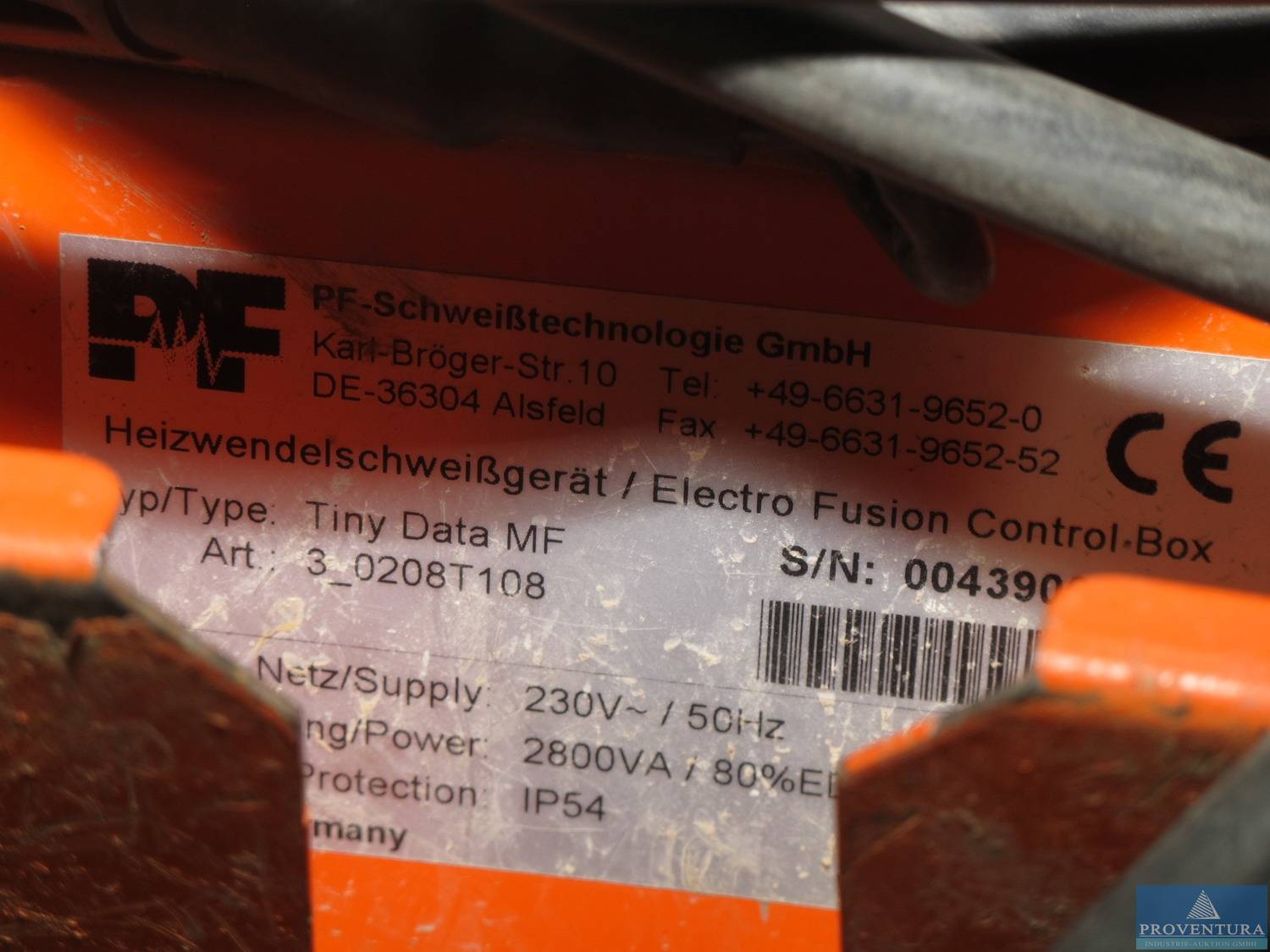 Heizwendelschweißgerät PLASSON Polymatic S