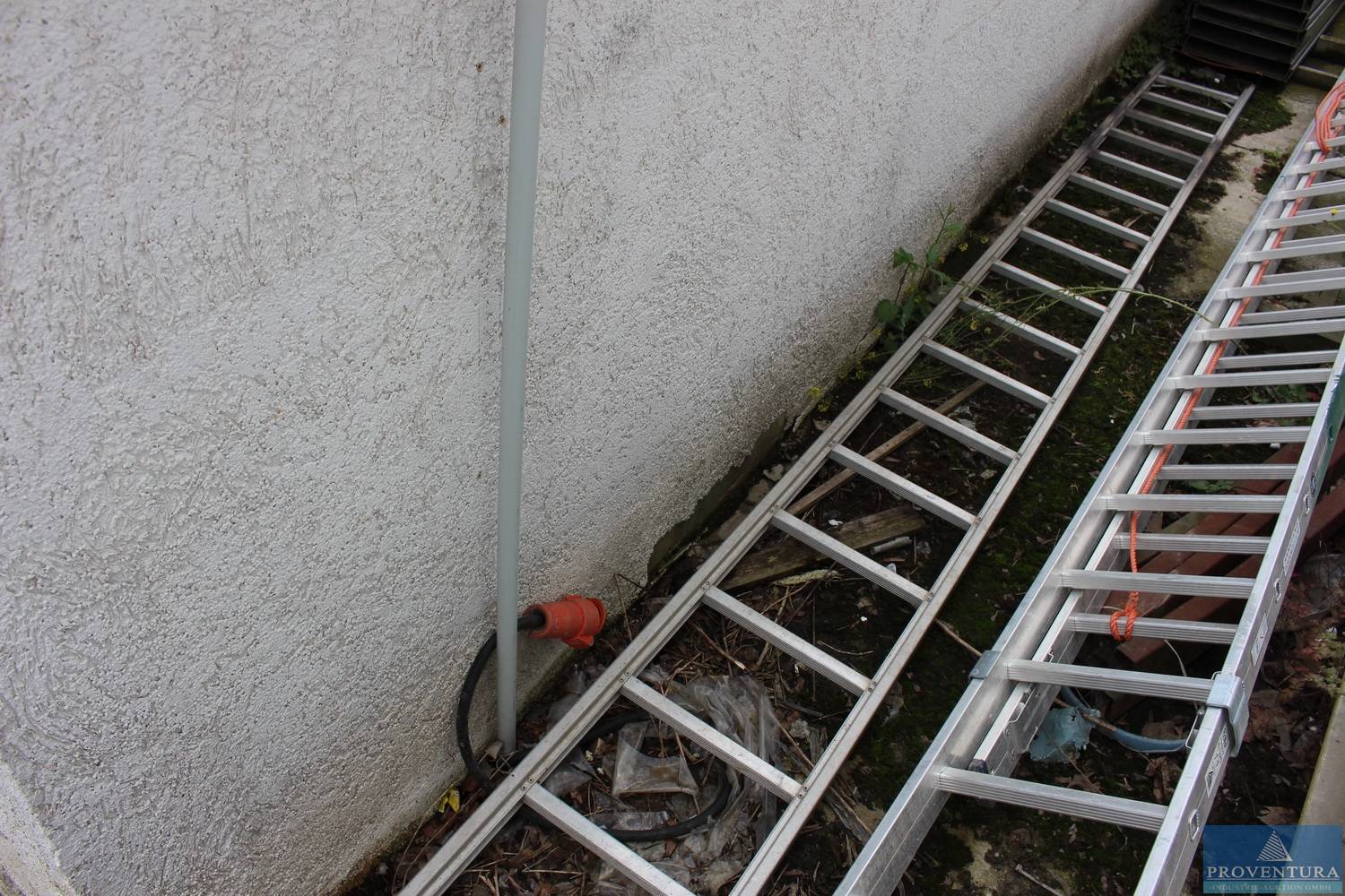 Alu-Anstellleiter 18 Tritte