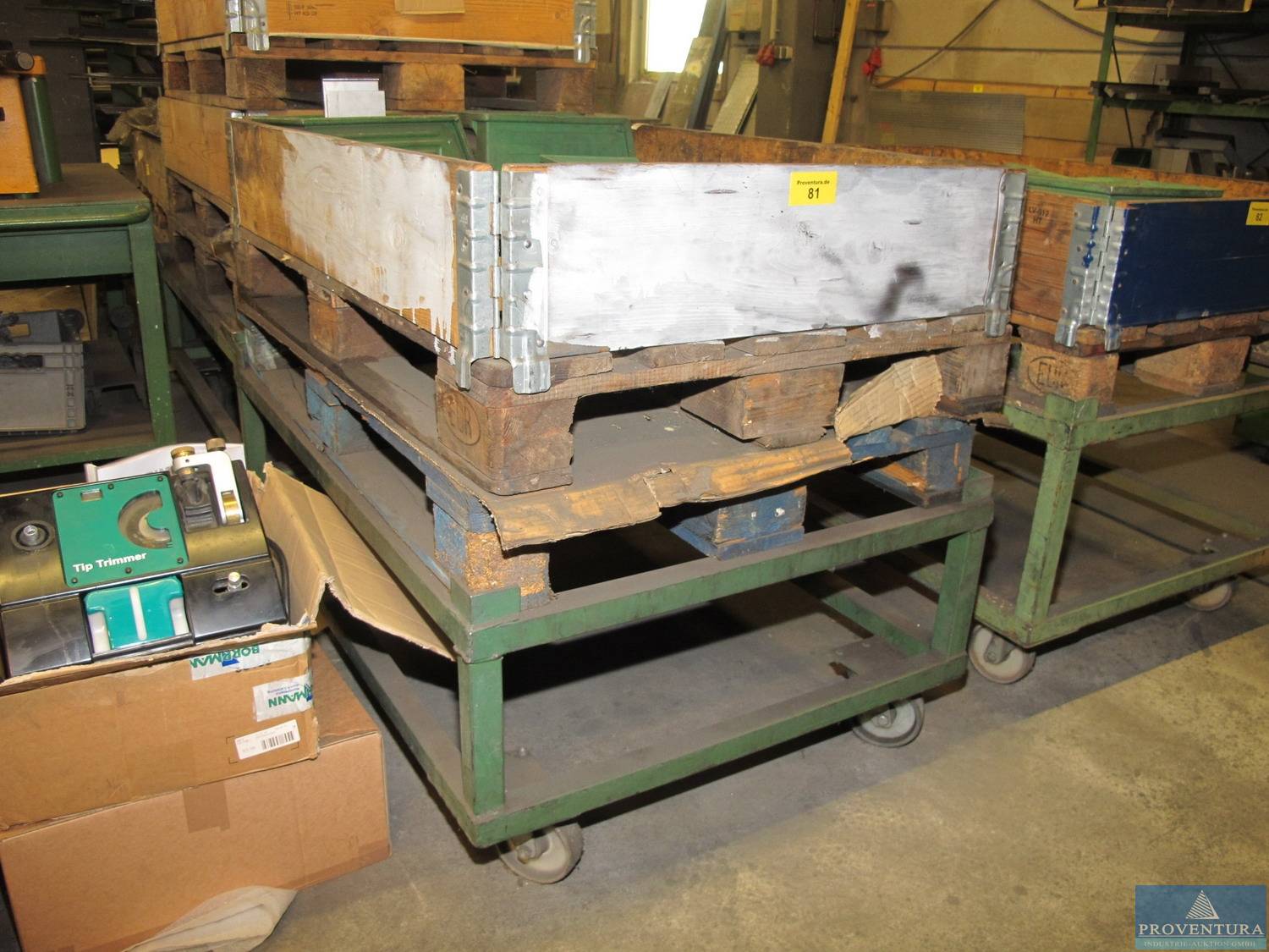 Materialwagen Stahl