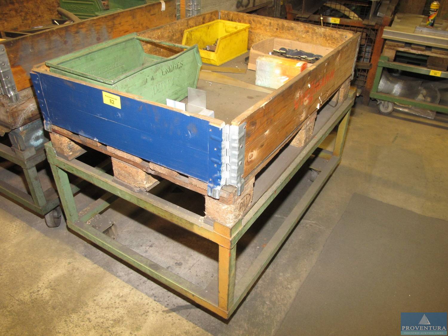Materialwagen Stahl