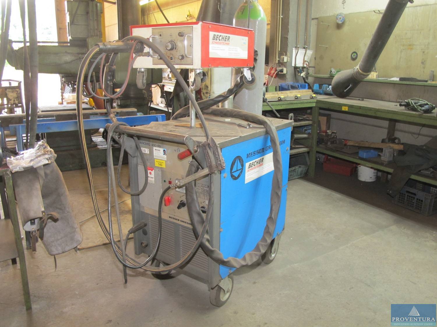 Schutzgas-Schweißgerät MESSER GRIESHEIM Variomig 400-RV
