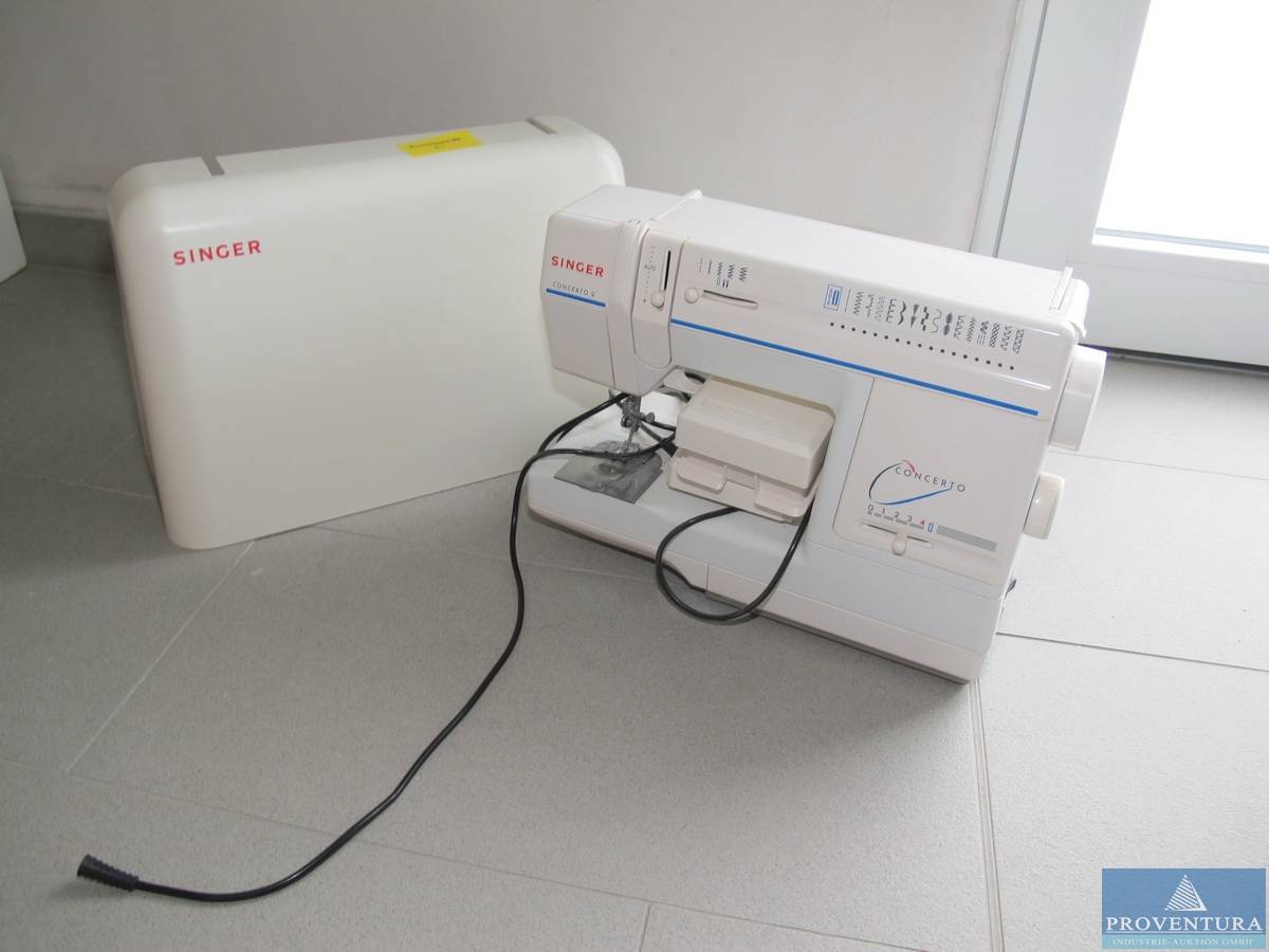 Elektro-Nähmaschine SINGER CONCERTO 2 | Proventura Online-Auktion