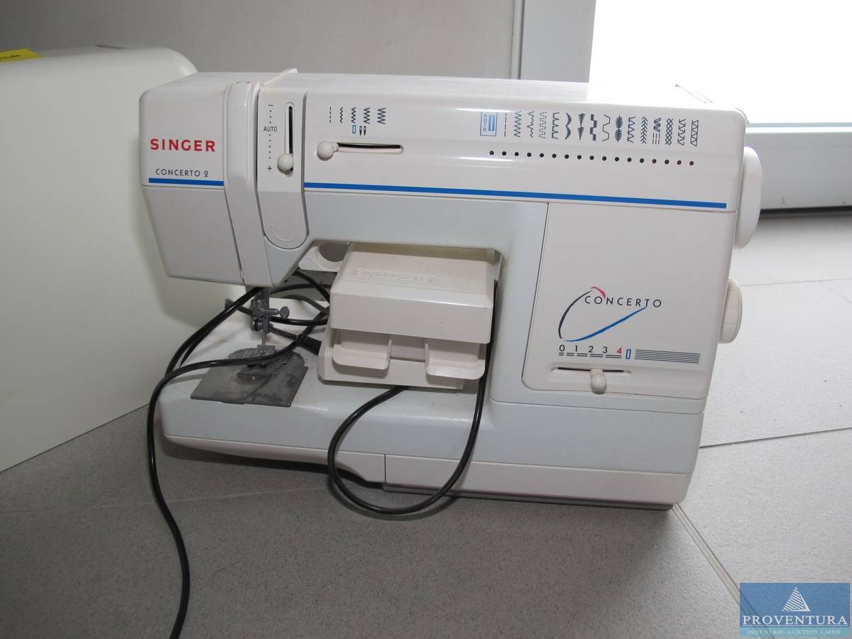 Elektro-Nähmaschine SINGER CONCERTO 2 | Proventura Online-Auktion