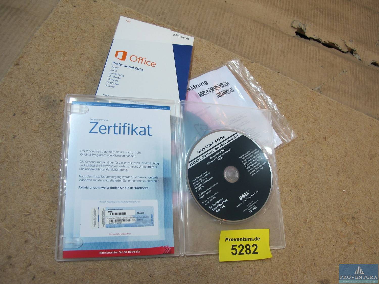 Betriebssystem MICROSOFT Win7 Pro OA