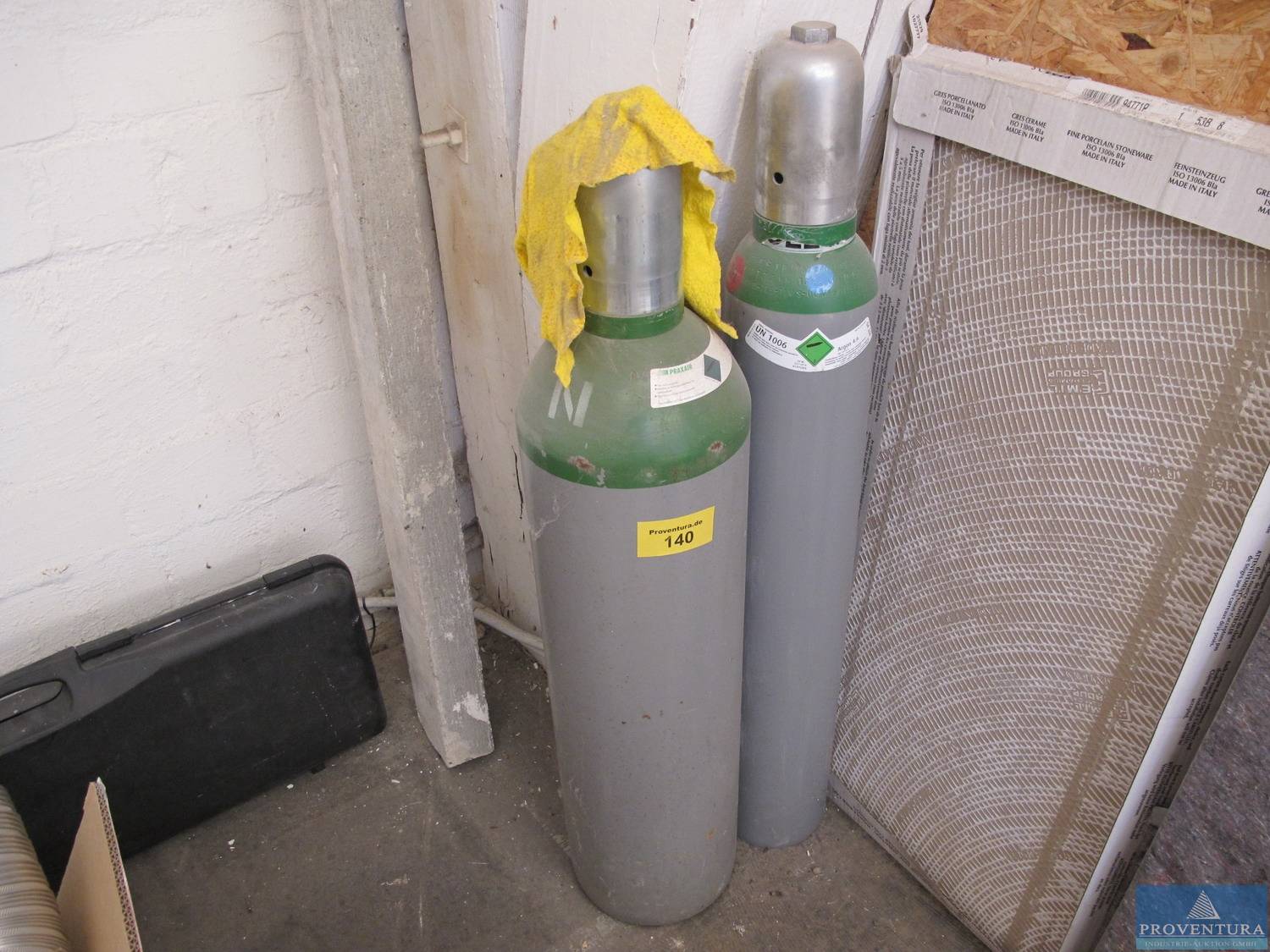 Gasflaschen ARGON UN 1006