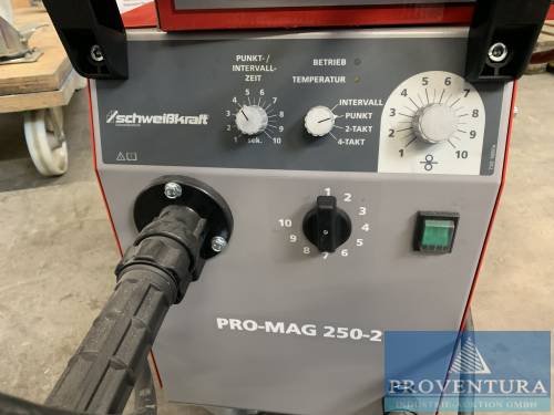 MIG/MAG-Schweißgerät SCHWEIßKRAFT Pro-MAG 250-2